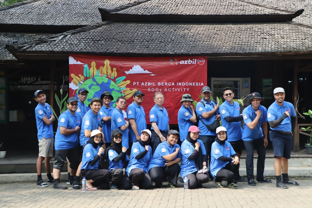 The 2nd Mangrove Planting Event - Azbil Corporate Website